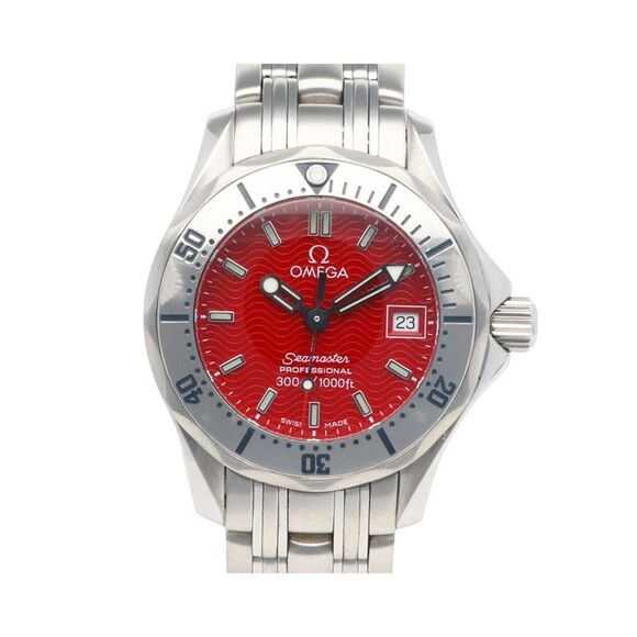 Omega | Accessories | Pre Loved Omega Seamaster Red | Poshmark